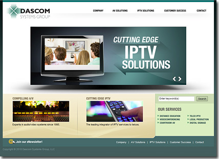 Dascom Systems, Client Exmaple - Tualatin Web
