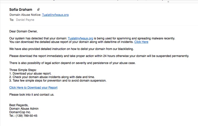 Two New Email Scams to Avoid | Tualatin Web